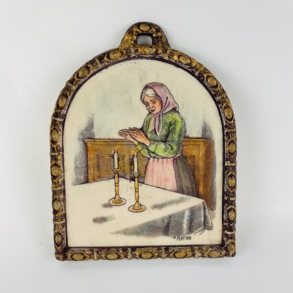 Artini | Accents | Vintage Artini Engraving Framed Handpainted Art Four ...